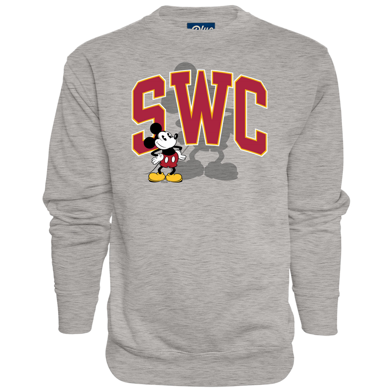 Blue 84 Mickey Mouse SWC Crew | Southwestern College Campus Store