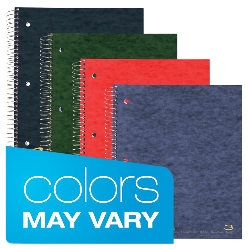 Roaring Spring 3 Subject 3 Pocket Notebook 11" x 9" | Southwestern ...