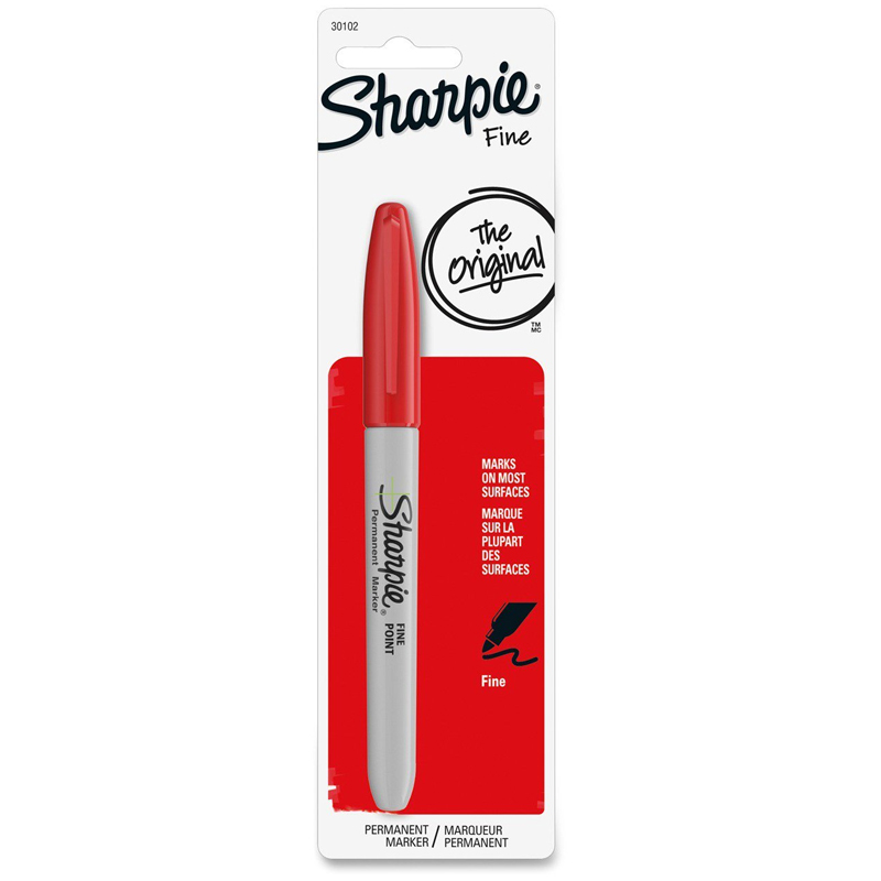 Permanent Markers Red